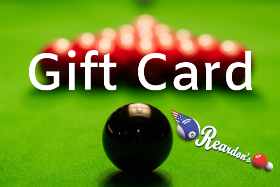 Gift Vouchers | Reardon's Snooker & Pool | Glasgow